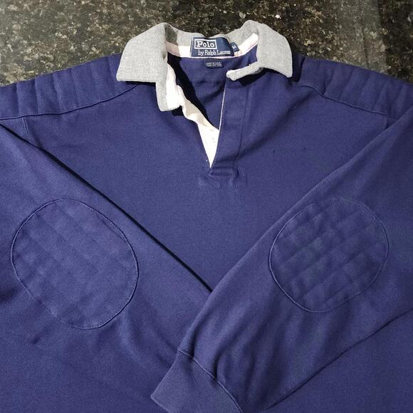 Ralph Lauren | Shirts | Polo Ralph Lauren Rugby Elbow Patch Outdoor ...
